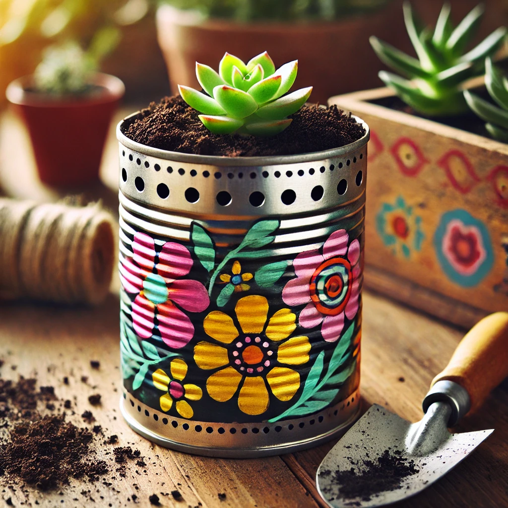 DIY Pot Tanaman Cantik dari Kaleng Bekas yang Mudah dan Seru!